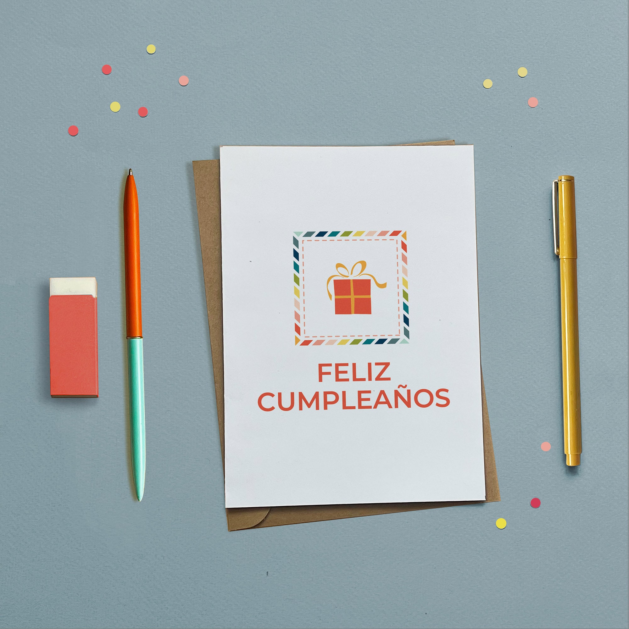 Feliz Cumpleaños Printable Card, Spanish Birthday Printable Card ...