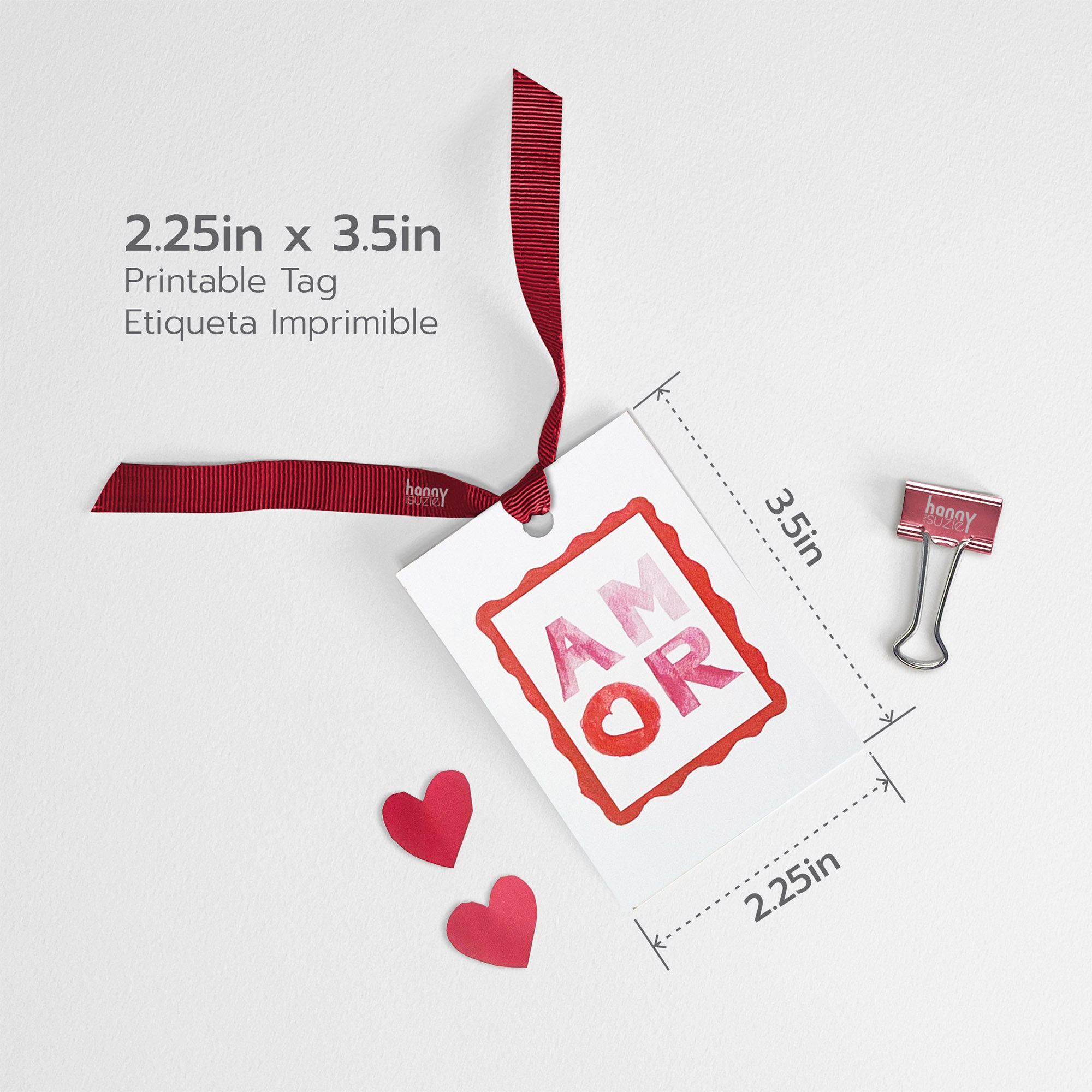 Etiquetas De Regalo Del Día De San Valentín Para Imprimir, Spanish ...
