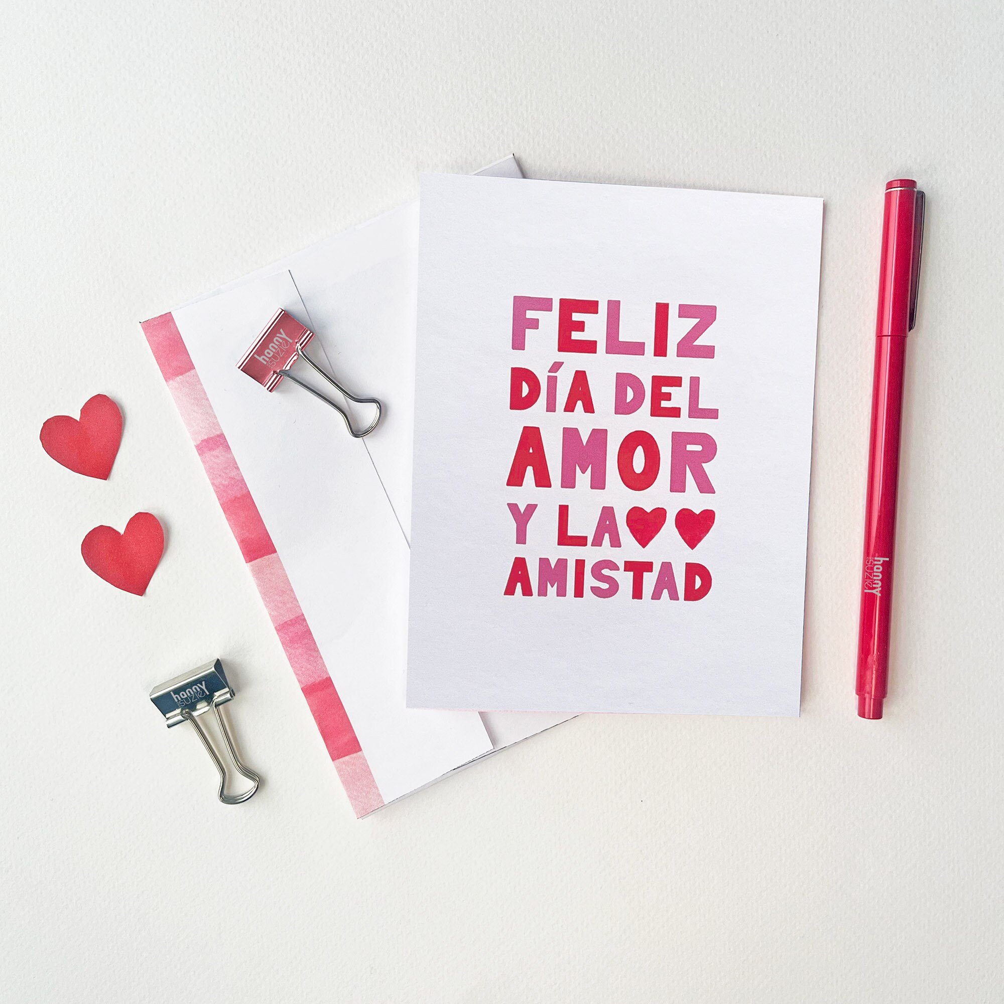 Tarjeta Dia Del Amor Para Imprimir, Printable Dia De La Amistad Spanish ...