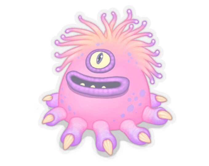 My Singing Monsters Toe Jammer Kiss-cut Stickers - Etsy