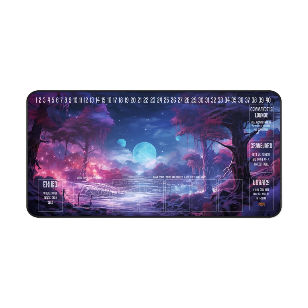 Ultra Edition MTG Playmat 31" X 15.5" Snow Covered Forest - Fantasy RPG ...