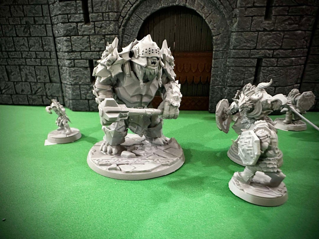 The Mines Ogre Destroyer Miniature for Dnd and Other Tabletop Miniature ...