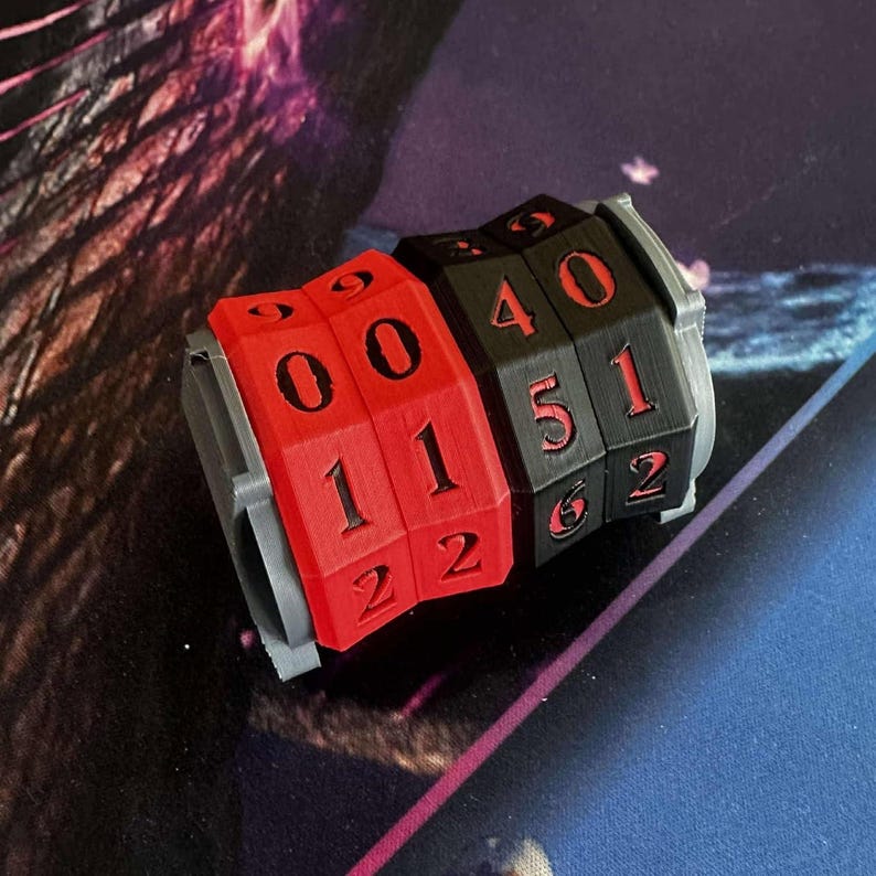 Arena Games Large Spindown Counter for Tracking Counters, Tokens, and ...