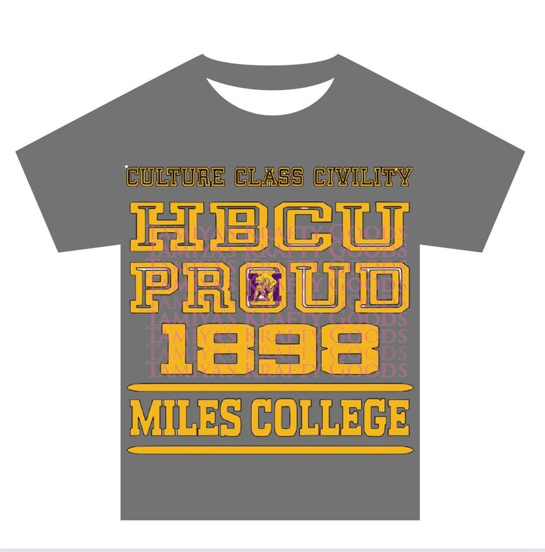 Miles College HBCU Tshirt - Etsy