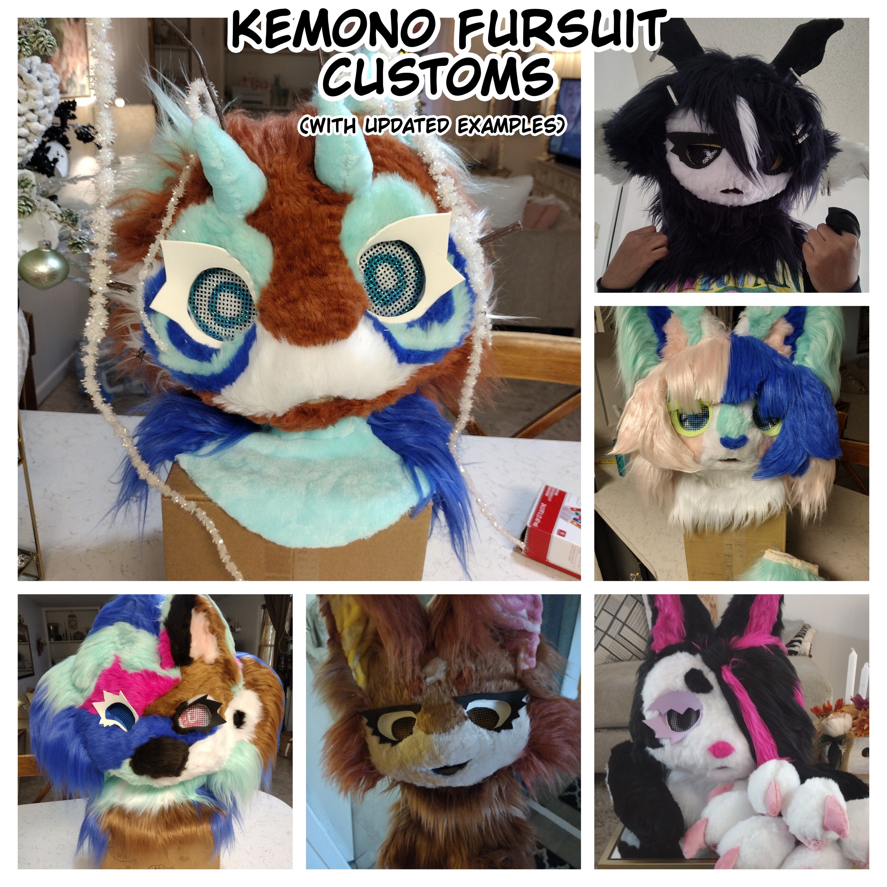 Kemono Fursuit Head Customs DO NOT BUY Message Me - Etsy