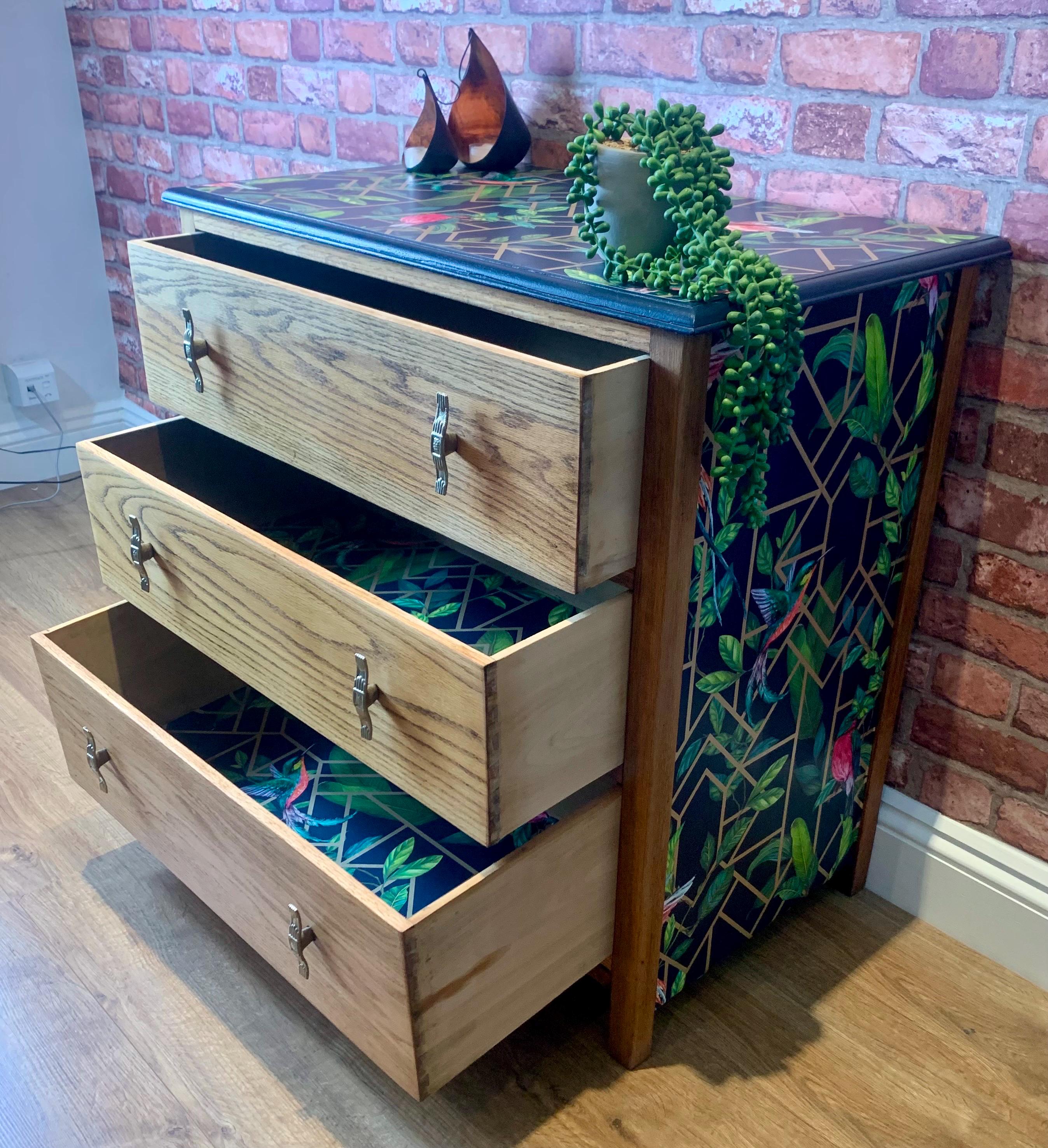 Upcycled Vintage Chest of Drawers - Etsy UK
