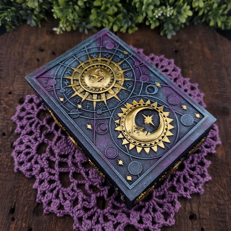 Tarot Deck Box - Etsy