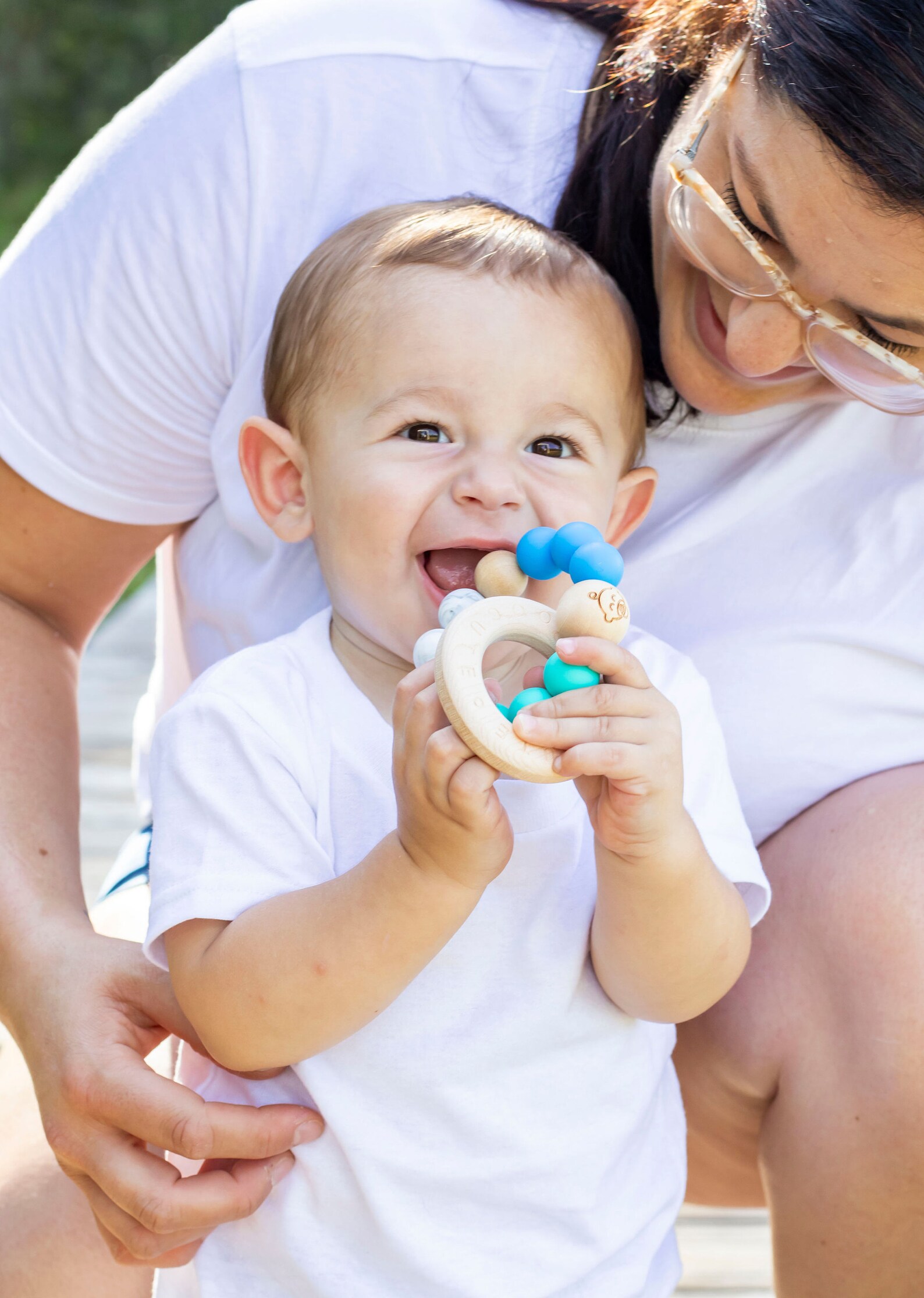 Modern Baby Rattle | Sensory Toy | Montessori Baby & Toddler Toy ...