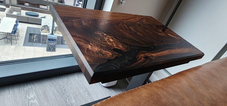 Black Walnut End Table Modern - Etsy