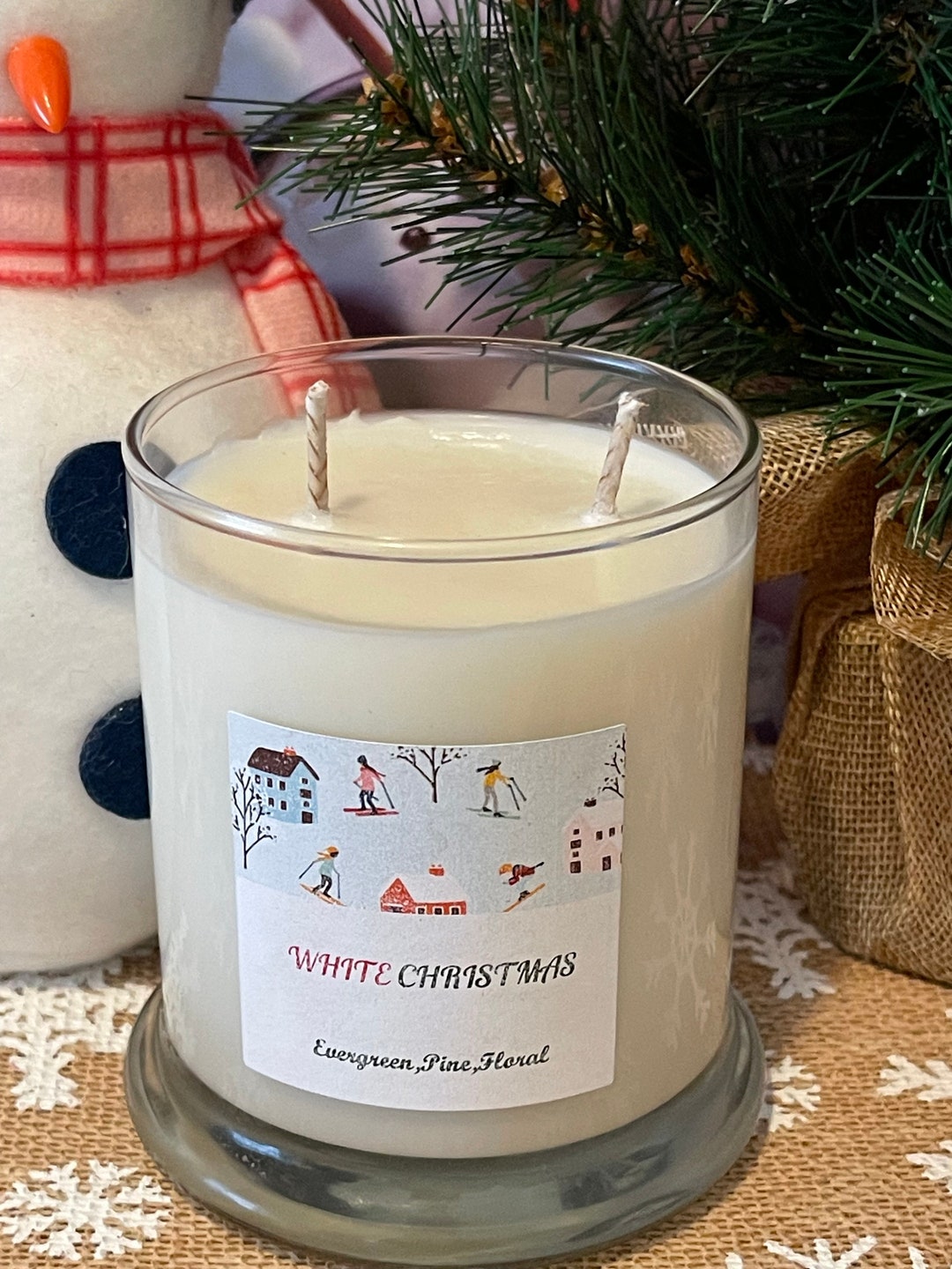 Christmas Candles/holiday Candles/christmas Decor - Etsy