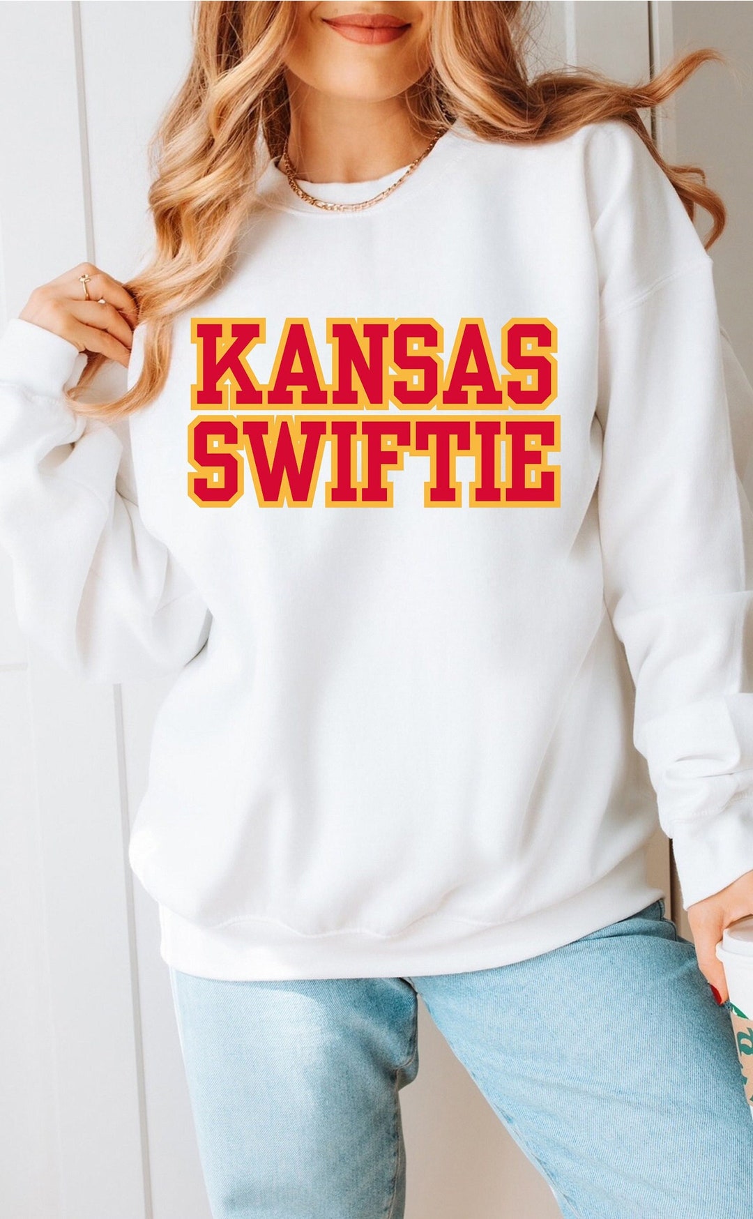 Kansas Swiftie Kansas City Chiefs Sweatshirt NFL Travis - Etsy