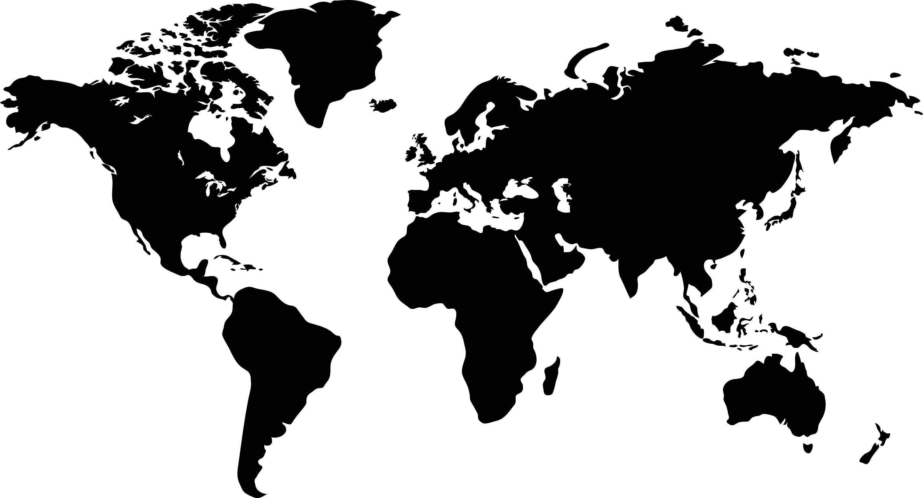 World Map Svg Cut File - Etsy
