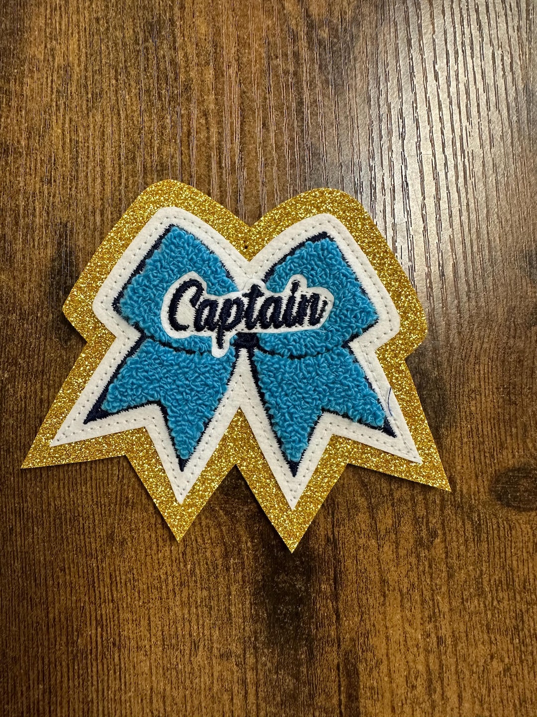 Captain Bow Custom Embroidered Patches for Letterman Jackets, Bags - Personalized Color Design ...