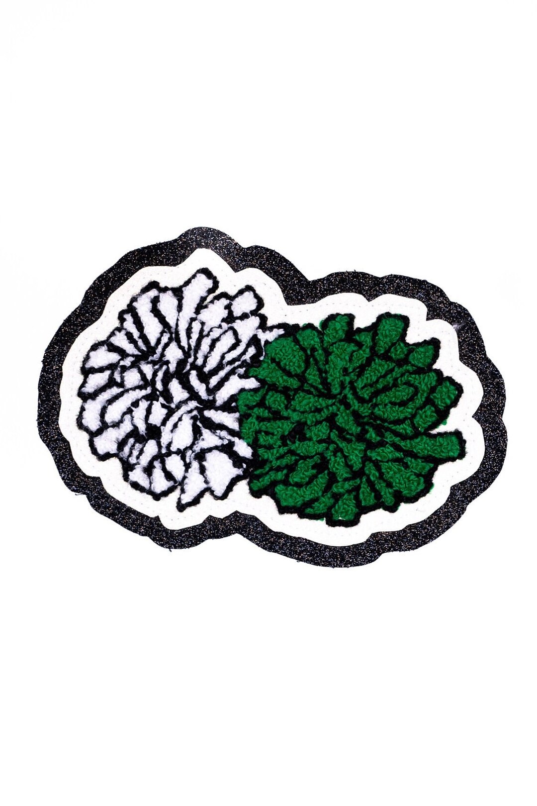 Pom Poms - Custom Embroidered Patches for Letterman Jackets, Bags - Personalized Color Design - Etsy