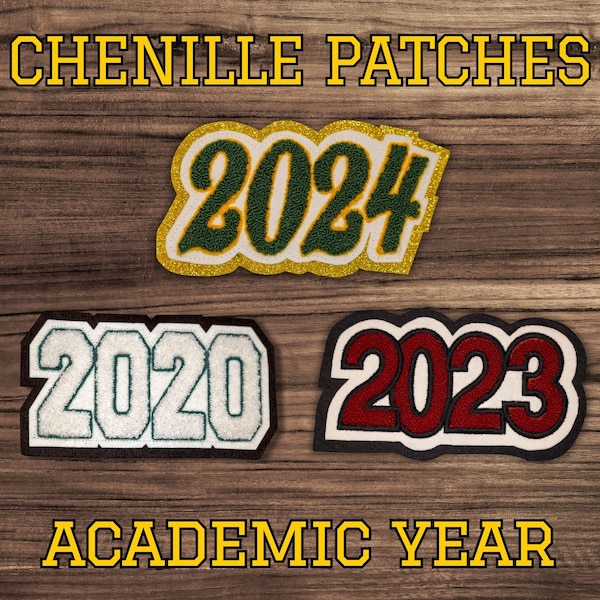 Year Letterman Jacket Patch - Etsy