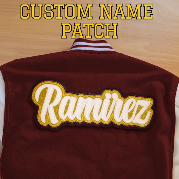 Letterman Patches - Etsy