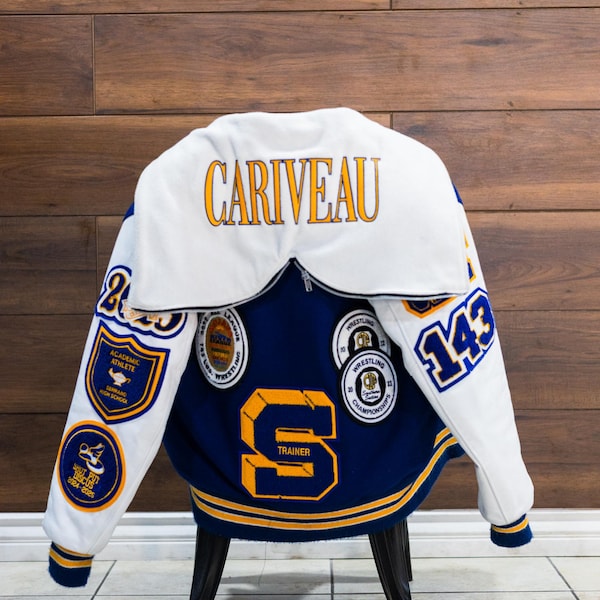 Letterman Jacket - Etsy
