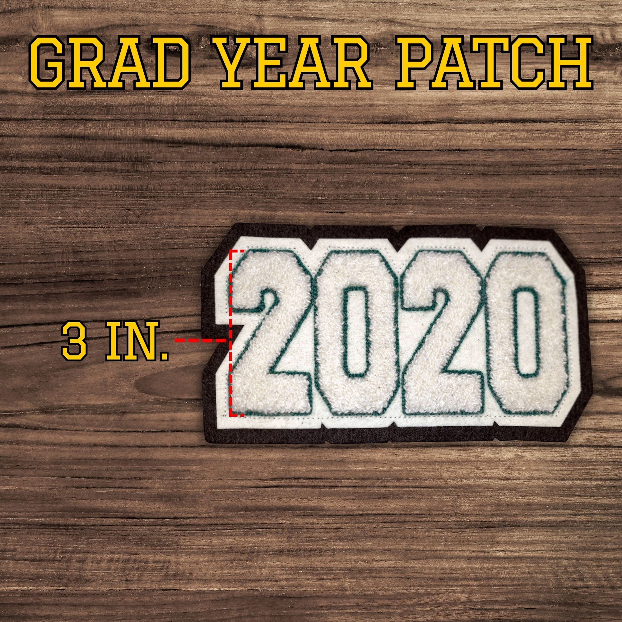 School Year Chenille Patch Letterman Jacket - Personalized Color Design ...
