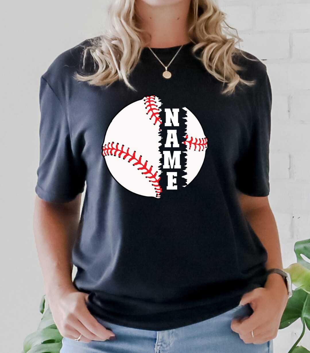 Personalized Baseball Shirt Baseball T Custom Baseball Tee Baseball Team Name Shirt