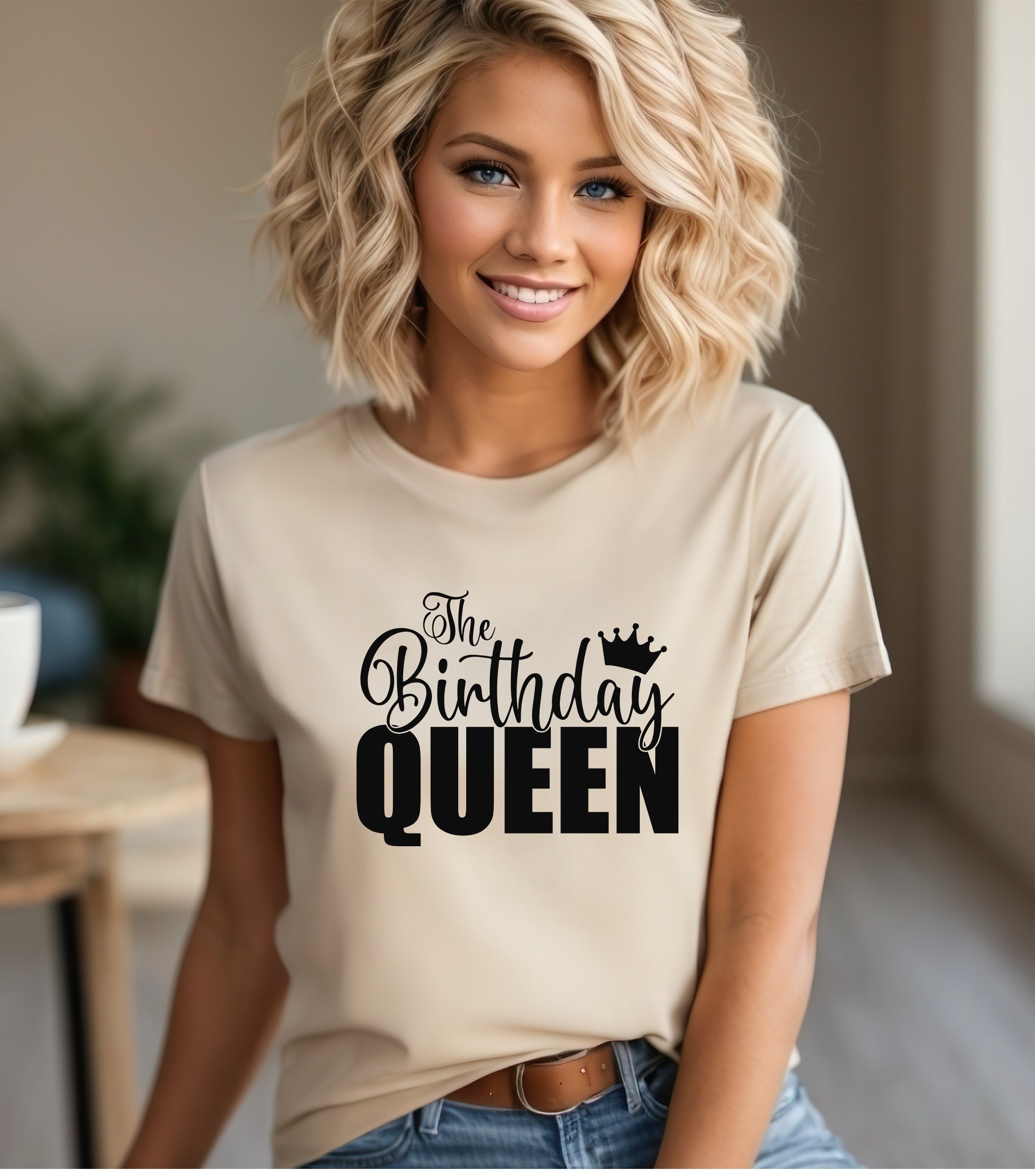 The Birthday Queen Shirt Birthday Queen T Shirt The Birthday Tee Quenn Shirt Birthday Party