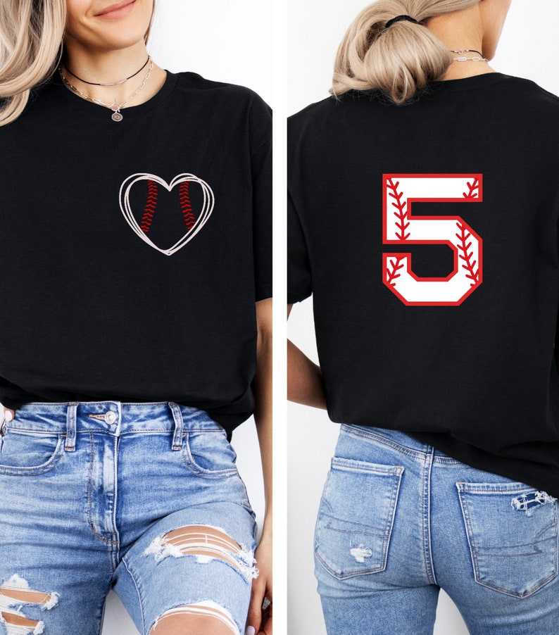 Custom Baseball Mom T-shirt, Baseball Number Shirt, Baseball Custom ...