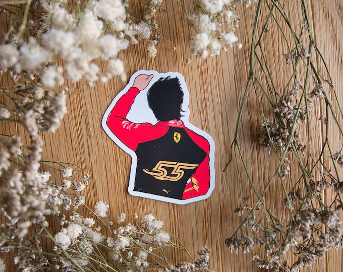 Carlos Sainz 55 F1 Sticker Formula One Motorsport - Etsy