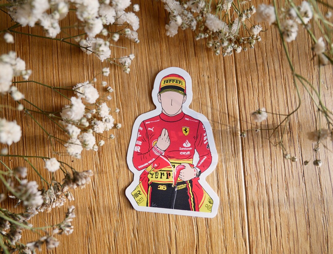 Charles Leclerc Sticker Ferrari F1 Formula 1 Driver 2023 - Etsy