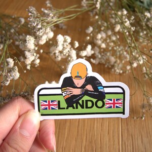Lando Norris Sticker Mclaren F1 Formula 1 Driver 2023 - Etsy