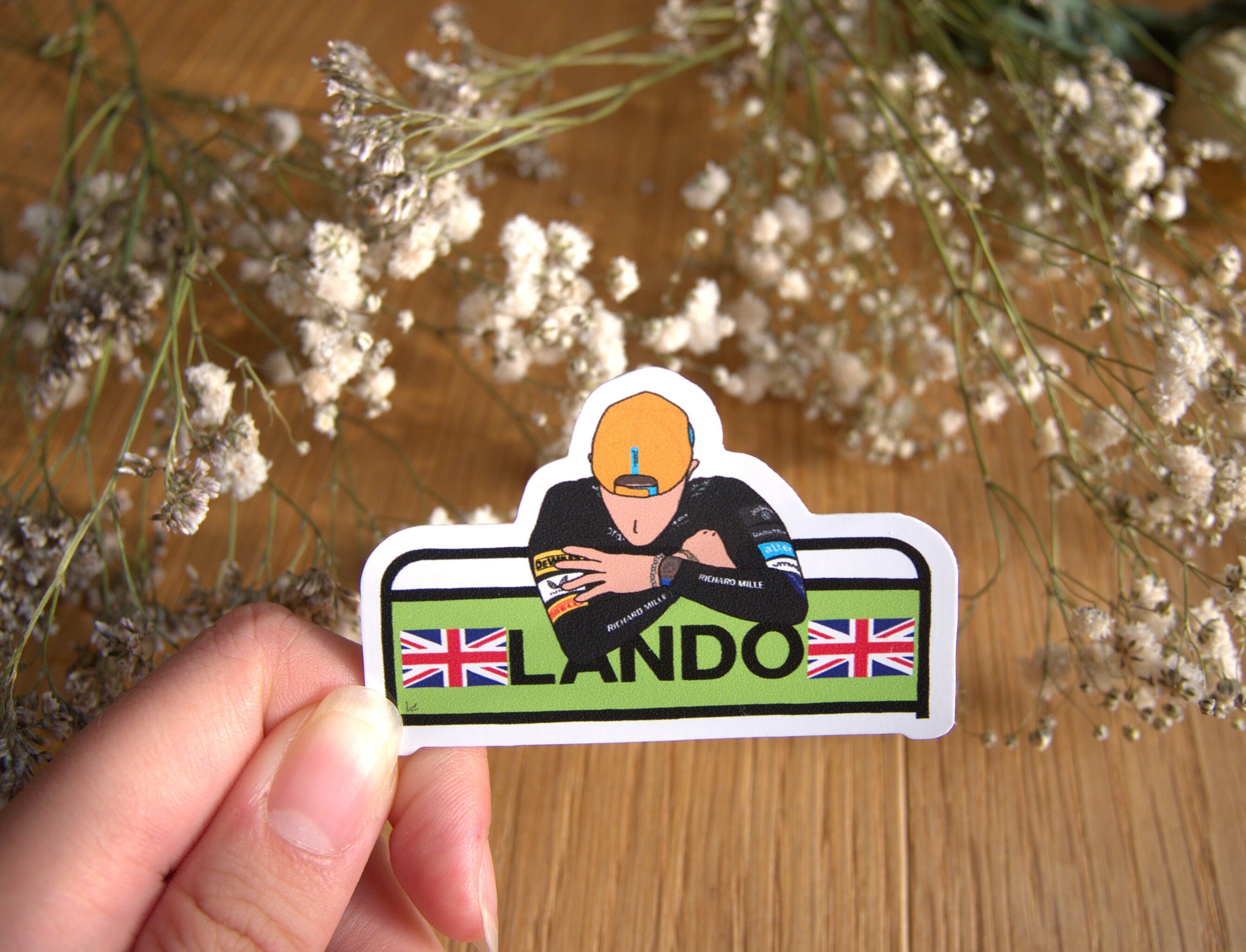 Lando Norris Sticker Mclaren F1 Formula 1 Driver 2023 - Etsy UK