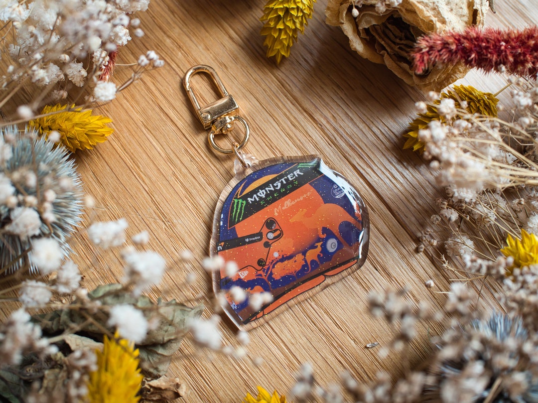 Oscar Piastri 2024 Helmet Keychain Sticker Mclaren Formula One F1 ...