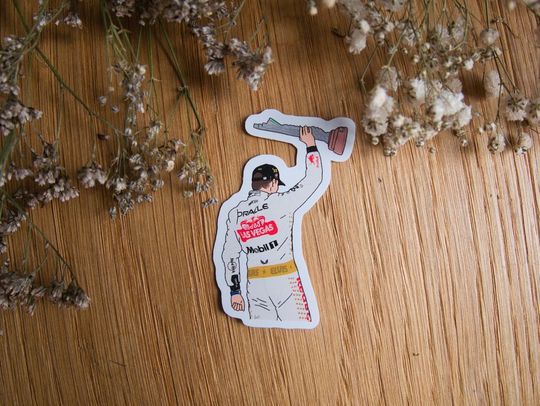 Max Verstappen MV1 Podium Sticker Red Bull Formula 1 F1 2023 Driver - Etsy