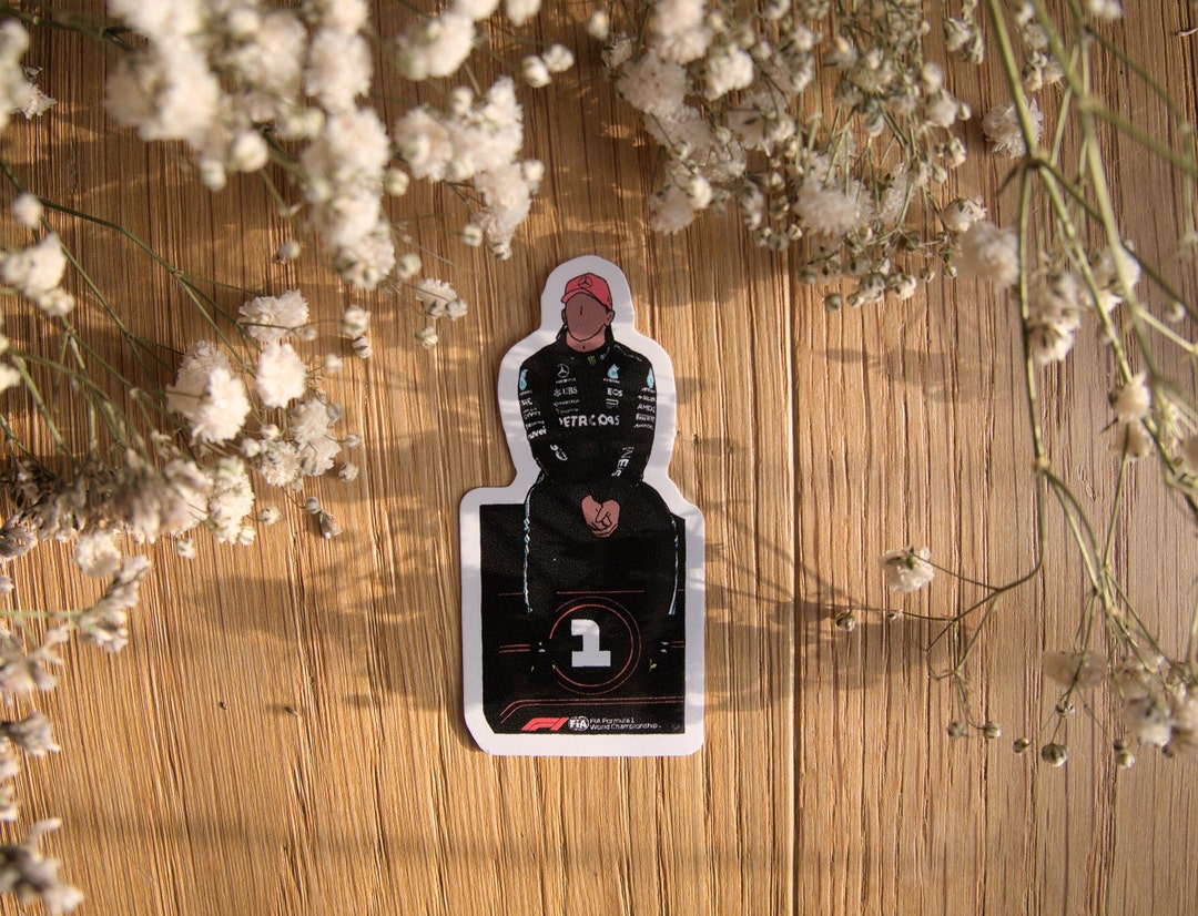 Lewis Hamilton LH44 Stickers Mercedes Ferrari F1 Formula One 2023 ...