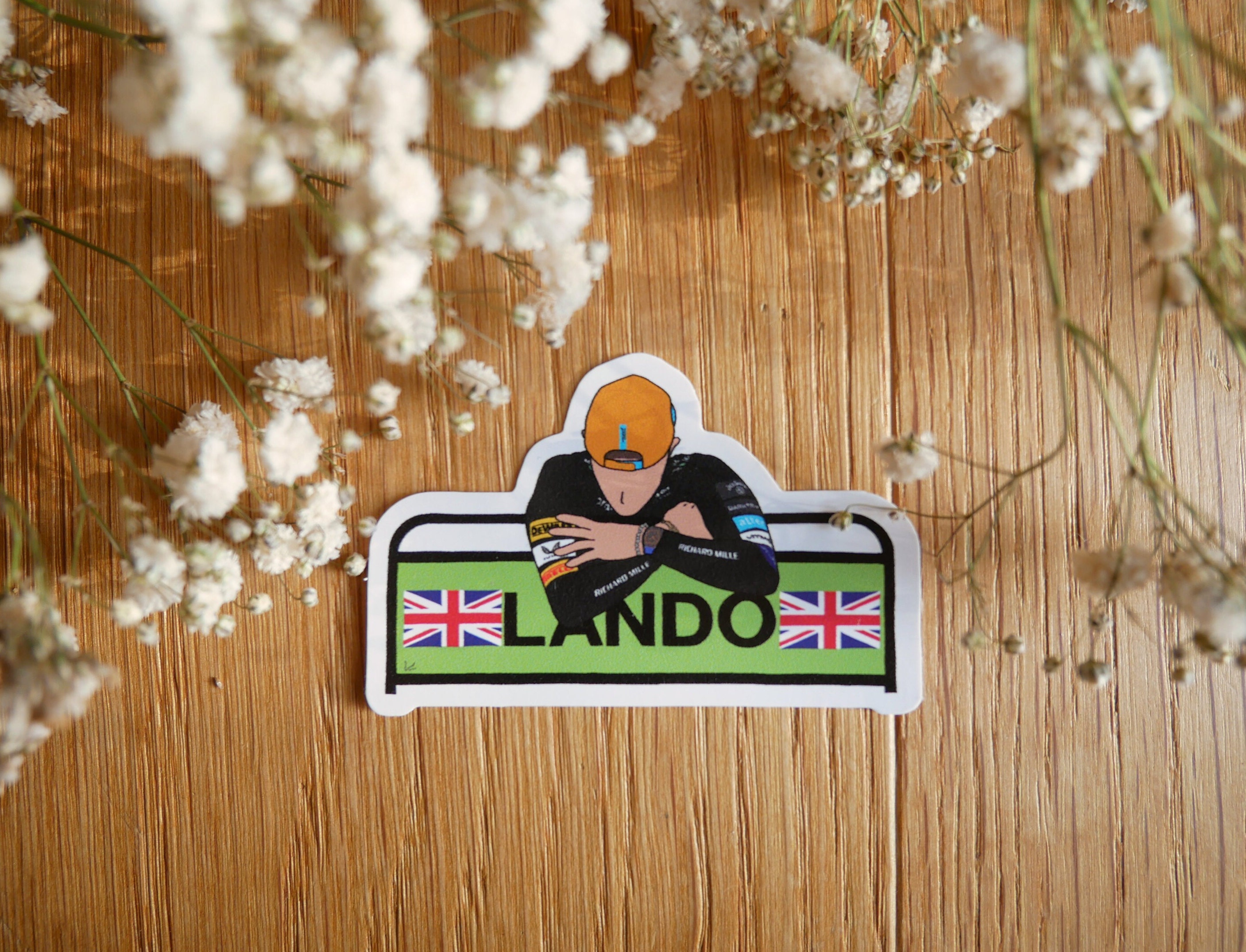 Lando Norris Sticker Mclaren F1 Formula 1 Driver 2023 - Etsy UK