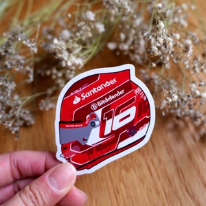 Charles Leclerc 2024 Helmet Sticker Ferrari Formula One F1 Driver - Etsy