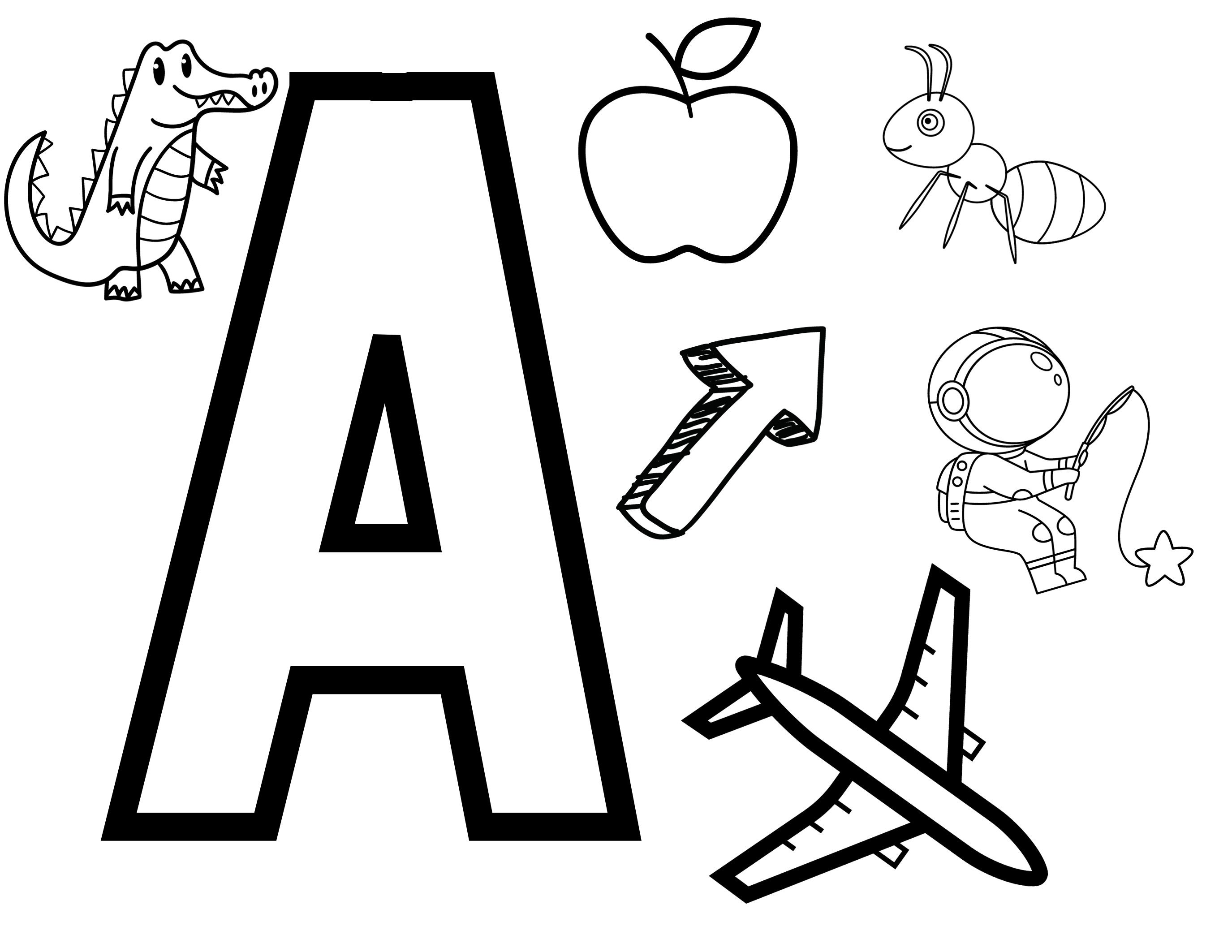 Creative Abcs: Printable Digital Coloring Pages for Alphabet Learning ...