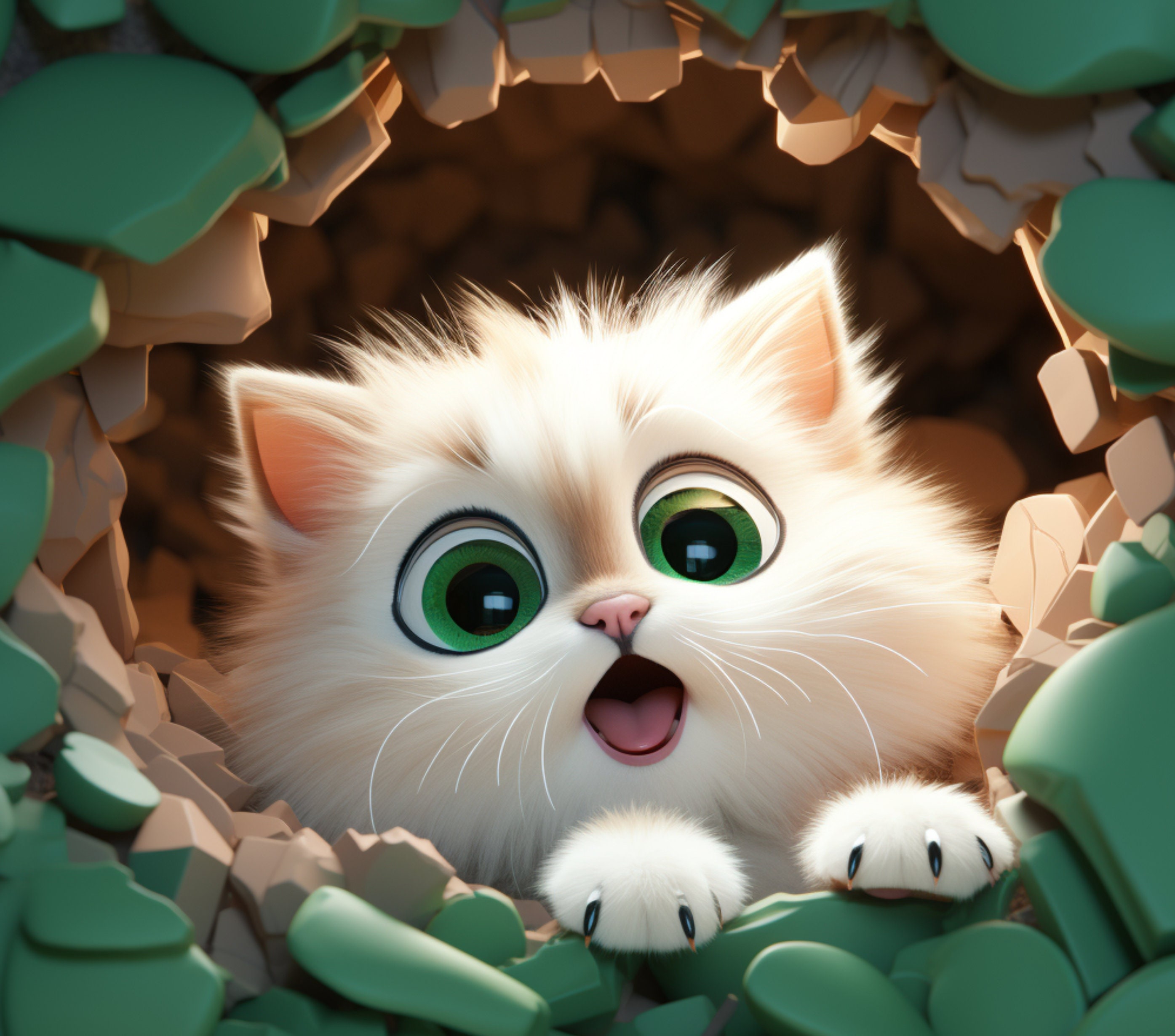 3D Cats Cats Download-instant Download-digital - Etsy