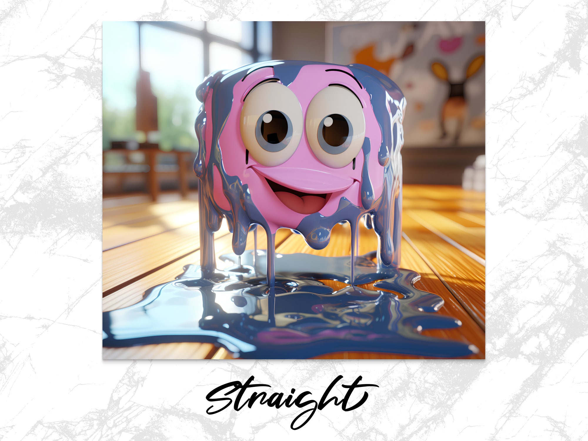 3D Cute Slime Animals Digital Designs-tumbler Design-20oz - Etsy