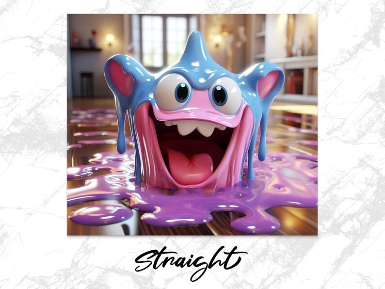 3D Cute Slime Animals Digital Designs-tumbler Design-20oz - Etsy
