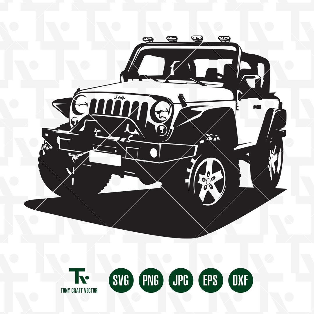 Jeep Svg Jeep Printable Jeep Wall Art Jeep Clipart Files for Cricut ...