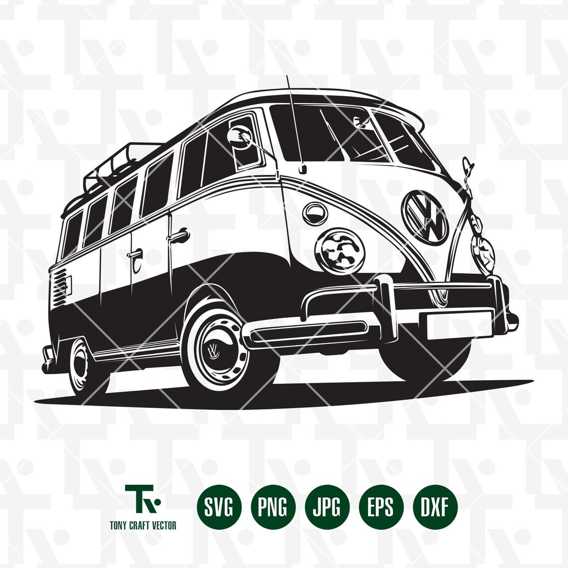 Volkswagen Vans Svg Volkswagen Bus Svg VW Bus Svg Volkswagen Camper Van ...