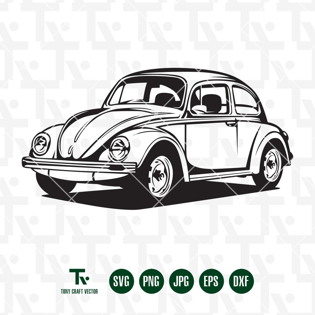 Classic Volkswagen SVG Vintage Car Svg Volkswagen Svg Vintage Car ...