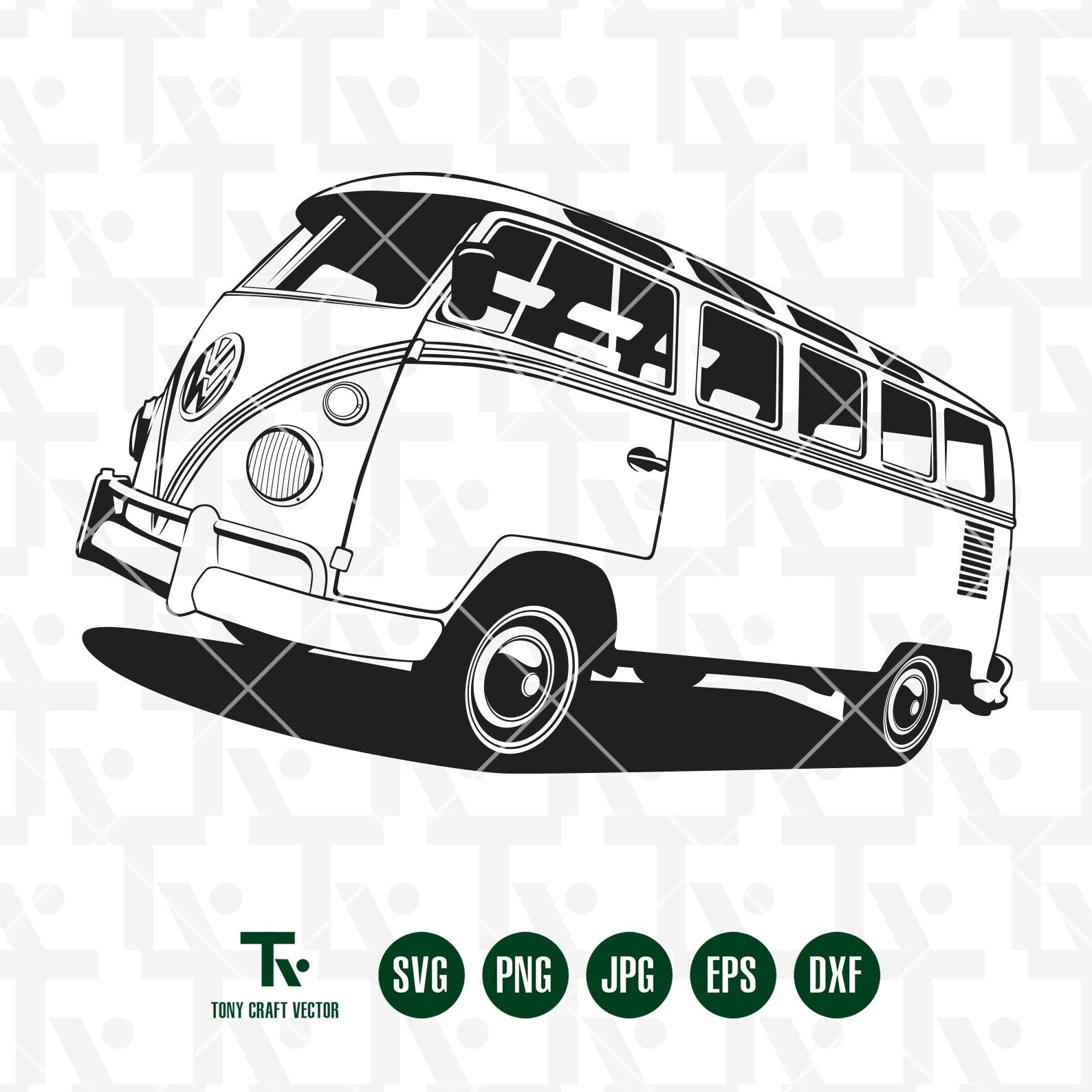 Volkswagen Vans Svg Volkswagen Bus Svg VW Bus Svg Volkswagen Camper Van ...