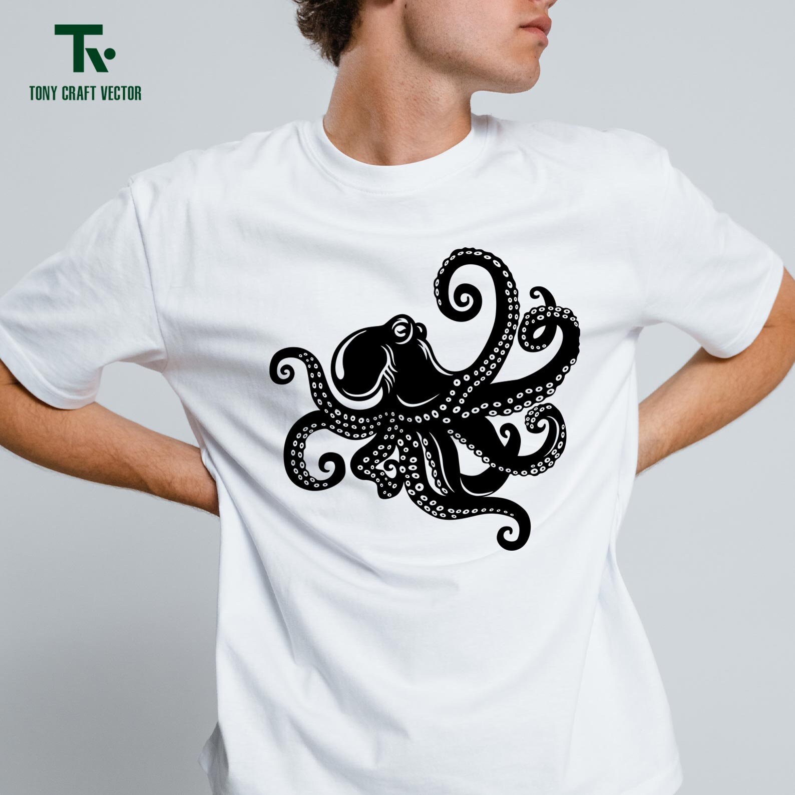Octopus Svg Octopus Clipart Svg Cut File for Cricut Silhouette Sea ...