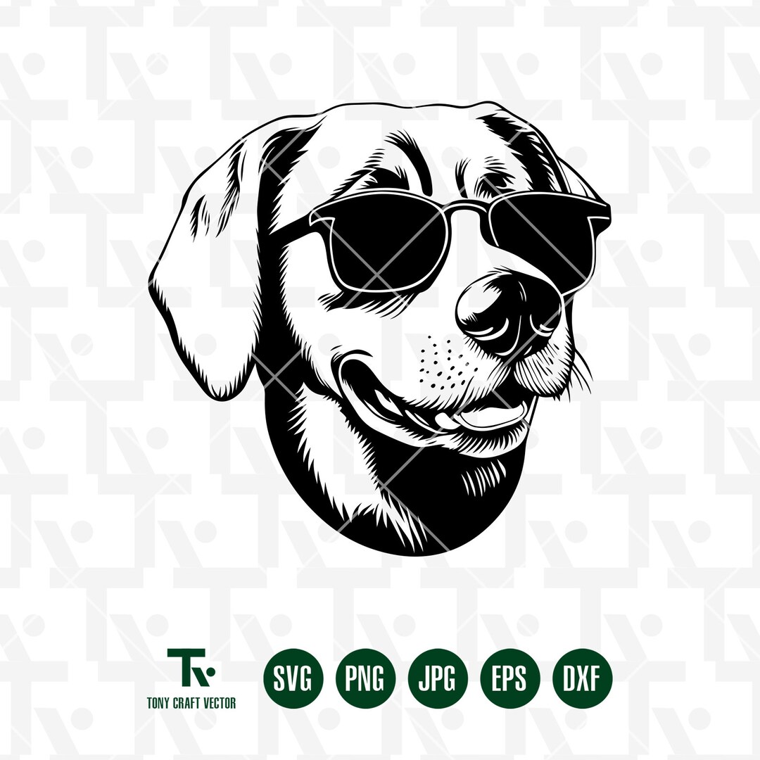 Cute Labrador SVG Curious Labrador Clipart Dog Clipart Cute Dog Svg Cut ...