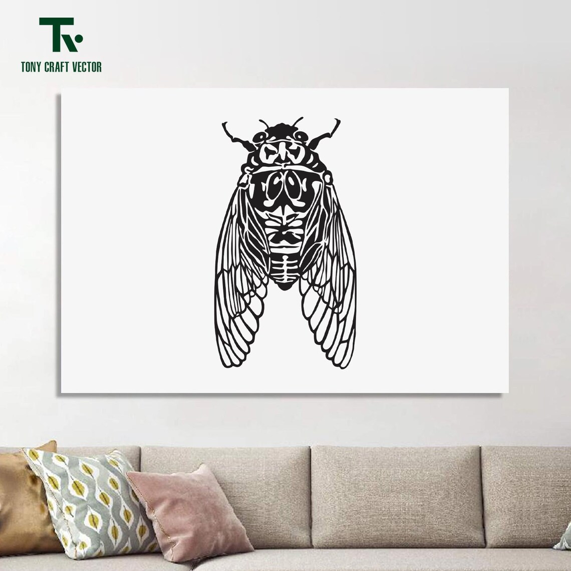 Cicada SVG Cicada Clipart Svg Cut File for Cricut Silhouette Bug Svg ...