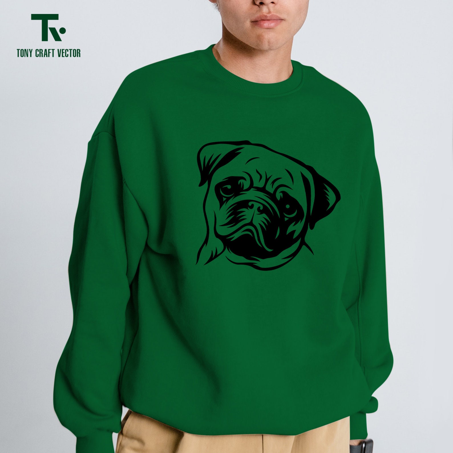 Pug Svg Pug Life Svg Puggy Svg Pug Vector Files for - Etsy