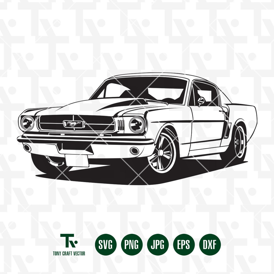 Mustang Svg Mustang Vector Mustang Printable Mustang Wall Art Mustang ...