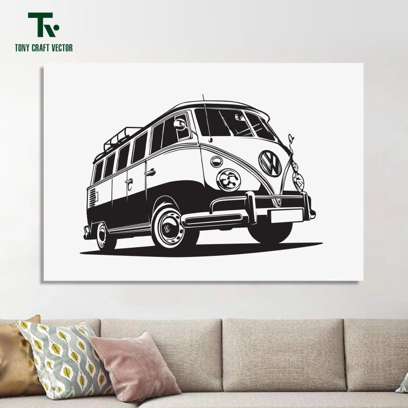 Volkswagen Vans Svg Volkswagen Bus Svg VW Bus Svg Volkswagen Camper Van ...