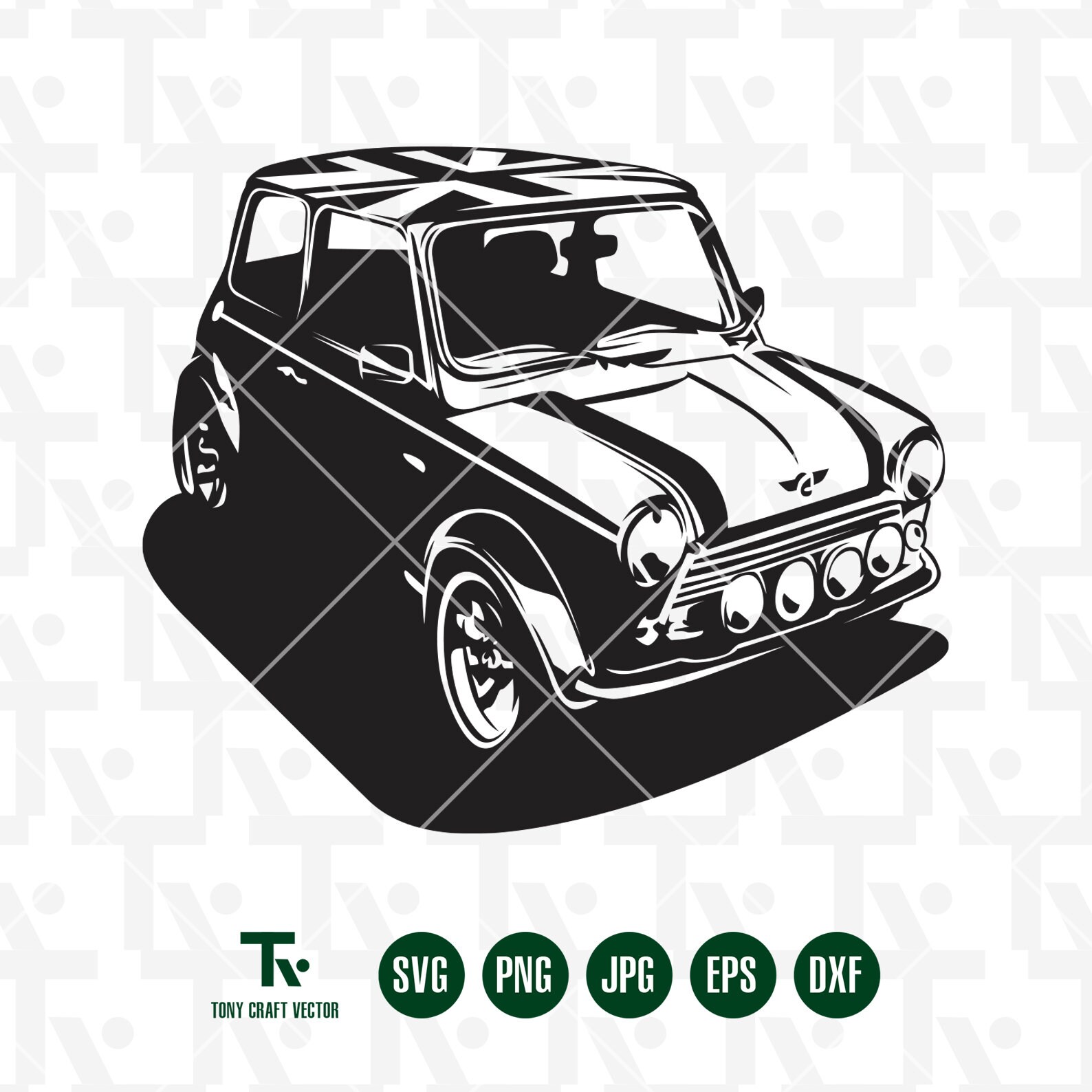 Classic Mini SVG Vintage Car Svg Old Car Svg Car Svg Vintage Car ...