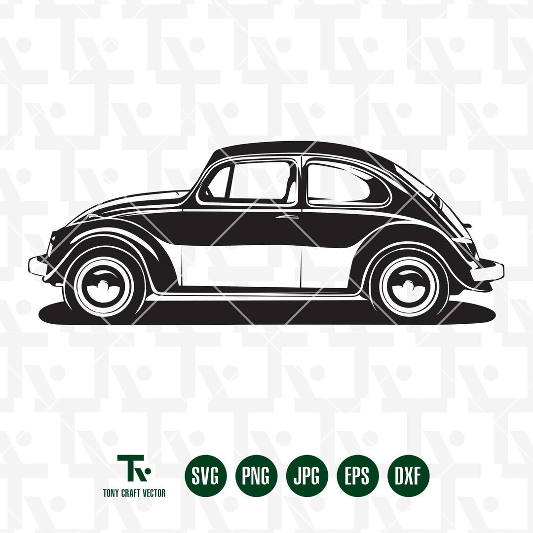 Classic Volkswagen SVG Vintage Car Svg Volkswagen Svg Vintage Car ...